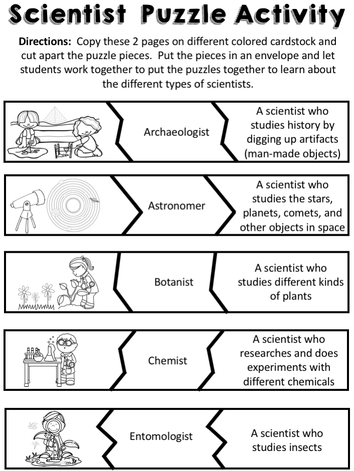 Introduction to Science Activity - Lessons by Sandy
