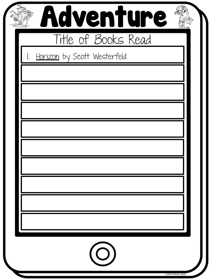 Setting Reading Genre Goals - Lessons by Sandy