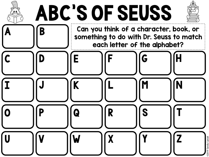 Read Across America Celebrations - Lessons by Sandy