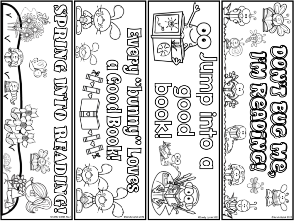 Engaging Kids with Monthly Bookmarks (Part 3) - Lessons by Sandy