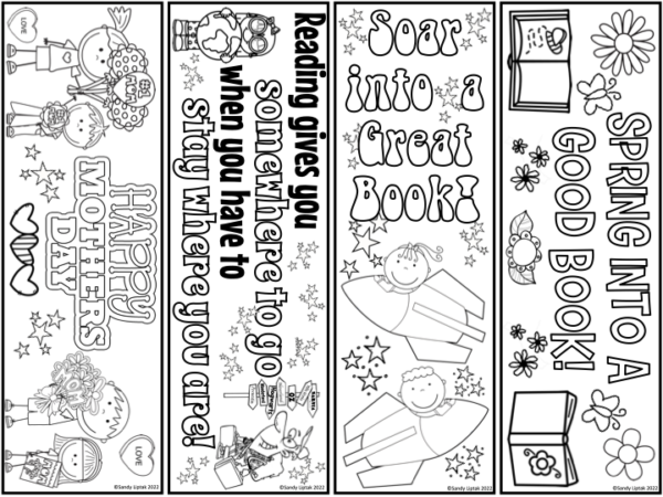 Engaging Kids with Monthly Bookmarks (Part 3) - Lessons by Sandy