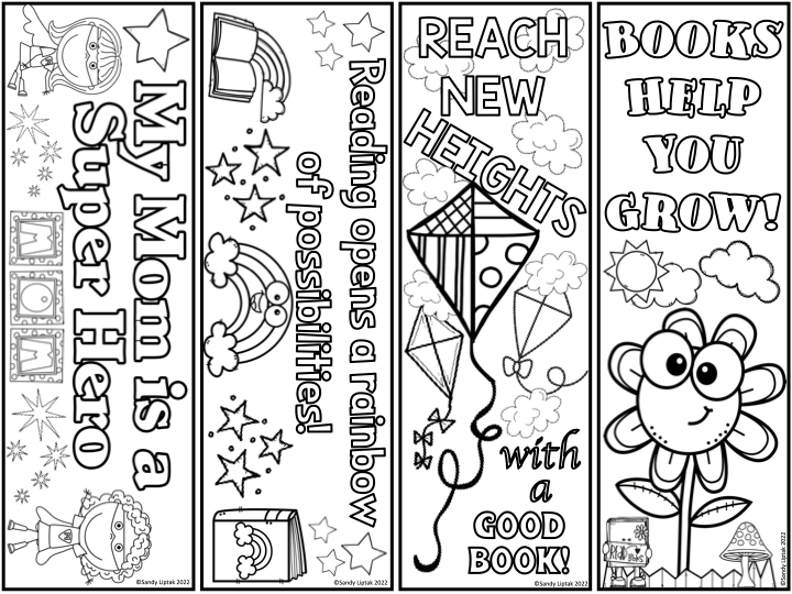 Engaging Kids with Monthly Bookmarks (Part 3) - Lessons by Sandy