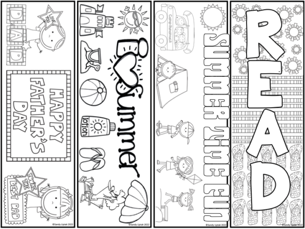 Engaging Kids with Monthly Bookmarks (Part 3) - Lessons by Sandy